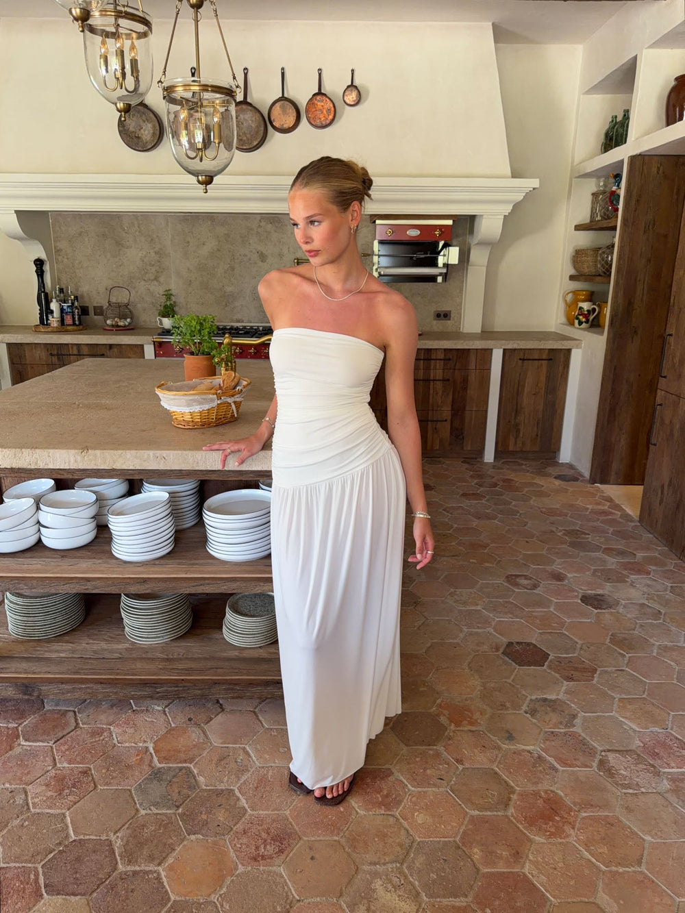 Daliana dress - White – Designbysi.se
