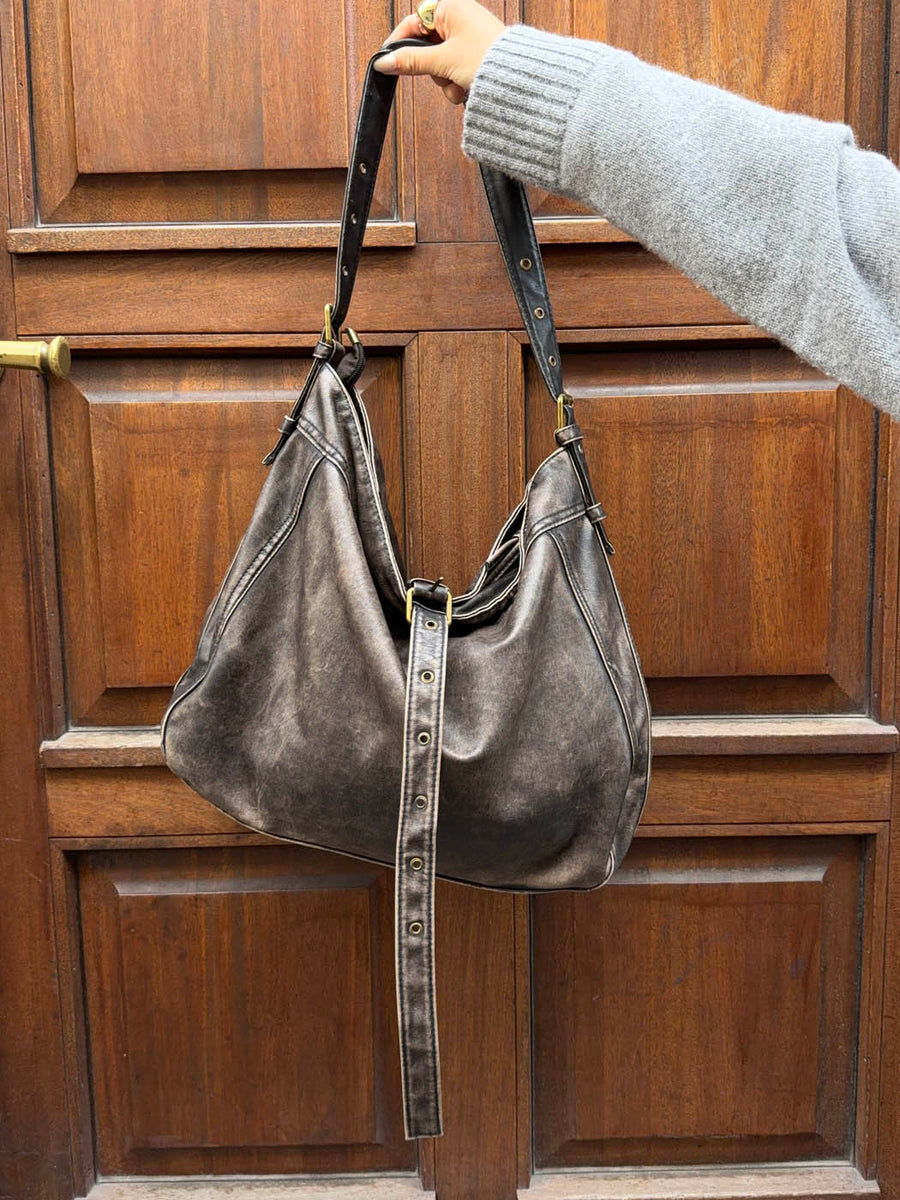 Tyra shoulder bag - Brown – Designbysi.se